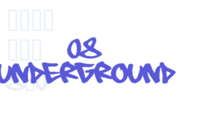 08 Underground - Font Free Download Now