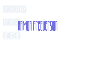 ARMOR FreeVersion Font Free [Download Now]