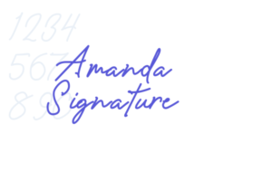 Amanda Signature Font Free [Download Now]