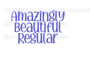 Amazingly Beautiful Regular Font Free [Download Now]