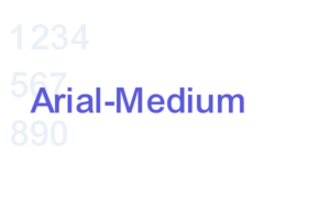 Arial-Medium Font Free [Download Now]