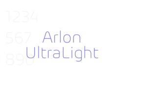 Arlon UltraLight Font Free [Download Now]