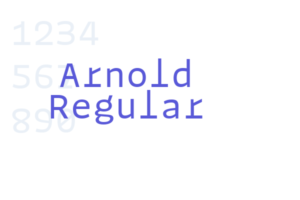 Arnold Regular Font Free [Download Now]