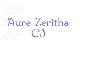 Aure Zeritha CJ Font Free [Download Now]