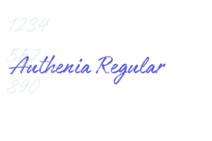 Authenia Regular Font Free [Download Now]