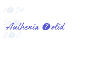 Authenia Solid Font Free [Download Now]