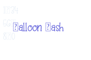 Balloon Bash Font Free [Download Now]