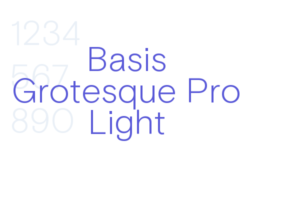 Basis Grotesque Pro Light Font Free [Download Now]
