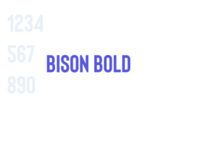 Bison Bold Font Free [Download Now]