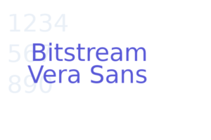 Bitstream Vera Sans Font Free [Download Now]