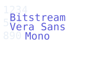 Bitstream Vera Sans Mono Font Free [Download Now]
