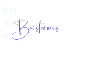 Boisterous Font Free [Download Now]