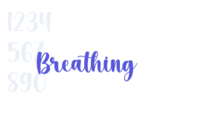 Breathing Font Free [Download Now]