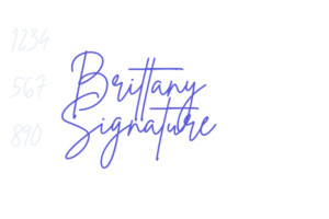 Brittany Signature Font Free [Download Now]