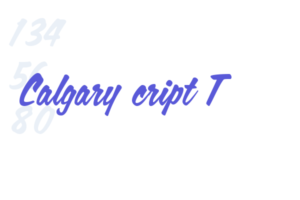 Calgary Script OT Font Free [Download Now]