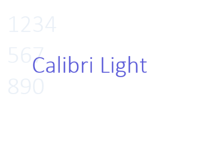 Calibri Light Font Free [Download Now]