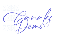 Canales Demo Font Free [Download Now]