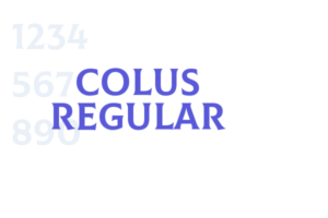 Colus Regular Font Free [Download Now]