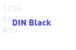 DIN Black Font Free [Download Now]
