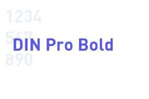 DIN Pro Bold Font Free [Download Now]