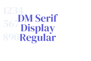 DM Serif Display Regular Font Free [Download Now]