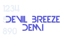 Devil Breeze Demi Font Free [Download Now]