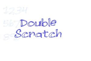 Double Scratch Font Free [Download Now]