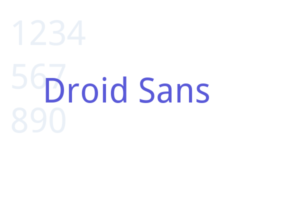 Droid Sans Font Free [Download Now]