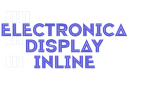 Electronica Display Inline Font Free [Download Now]