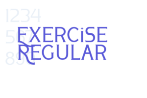 Exercise Regular Font Free [Download Now]