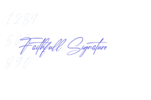 Faithfull Signature Font Free [Download Now]