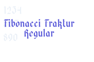Fibonacci Fraktur Regular Font Free [Download Now]