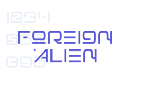 Foreign Alien Font Free [Download Now]