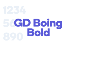 GD Boing Bold Font Free [Download Now]