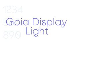 Goia Display Light Font Free [Download Now]