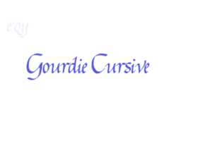 Gourdie Cursive Font Free [Download Now]