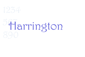 Harrington Font Free [Download Now]