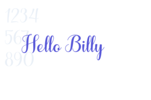 Hello Billy Font Free [Download Now]