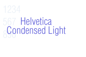 Helvetica Condensed Light Font Free [Download Now]