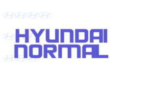 Hyundai Normal Font Free [Download Now]