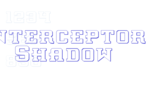 Interceptor Shadow Font Free [Download Now]