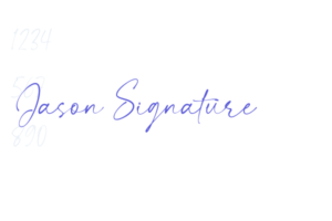 Jason Signature Font Free [Download Now]