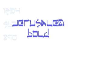 Jerusalem Bold Font Free [Download Now]