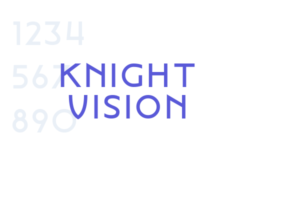 Knight Vision Font Free [Download Now]