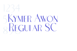 Kymer Awon Regular SC Font Free [Download Now]
