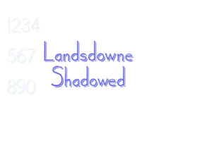 Landsdowne Shadowed Font Free [Download Now]