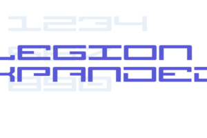 Legion Expanded Font Free [Download Now]