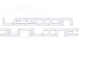 Legion Outline - Font Free Download