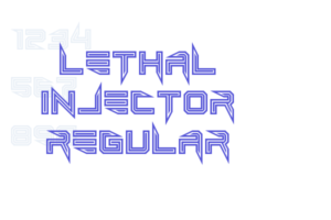 Lethal Injector Regular Font Free [Download Now]