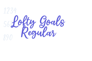 Lofty Goals Regular Font Free [Download Now]